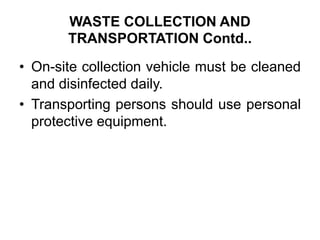 waste management in health care setting and its type | PPTX | Indoor ...