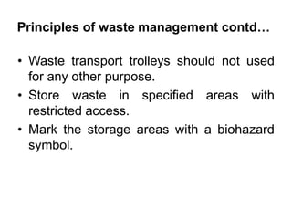 waste management in health care setting and its type | PPTX | Indoor ...