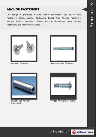 Air Vent Fasteners by Laxmi engineering-works | PDF