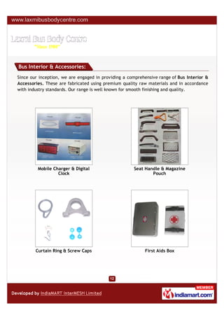 Laxmi Bus Body Centre, Mumbai, Bus Accessories | PDF