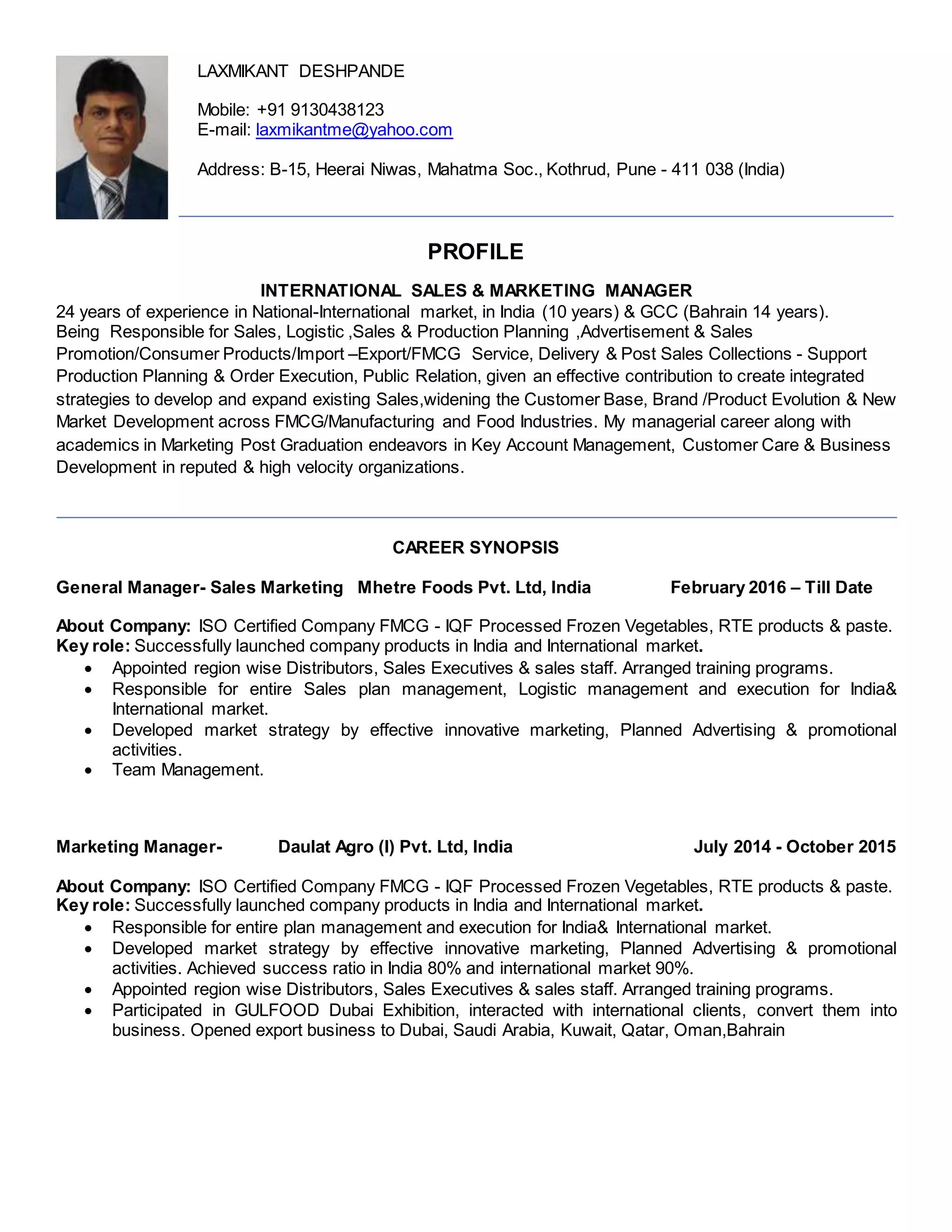 Laxmikant resume | DOCX