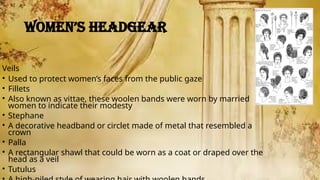 Ancient Rome fashion history clothing of male and female | PPT