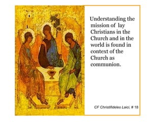 Lay Vocation and Mission Prayer Reflection | PPT