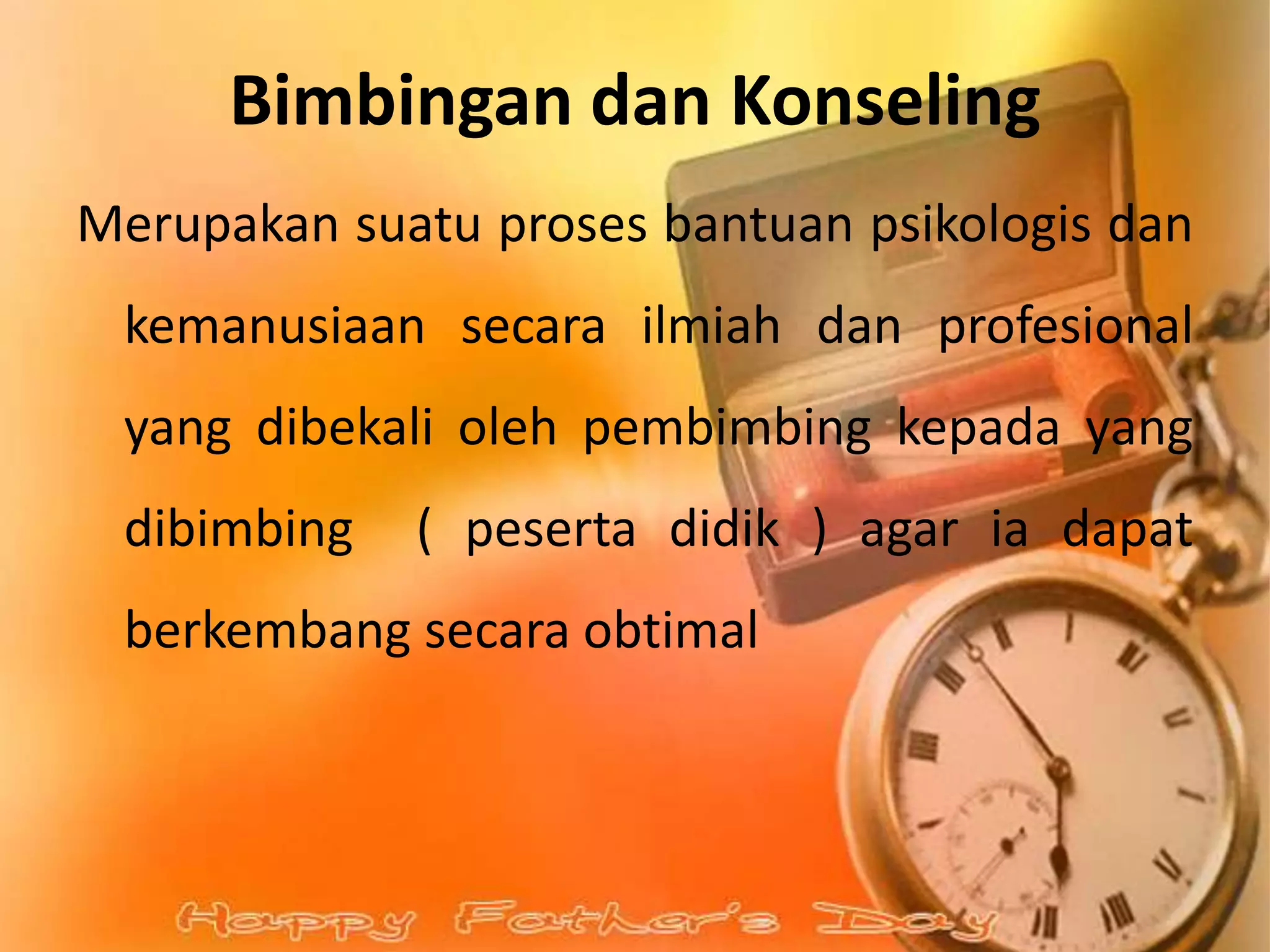 Layanan bk di sekolah dasar | PPTX