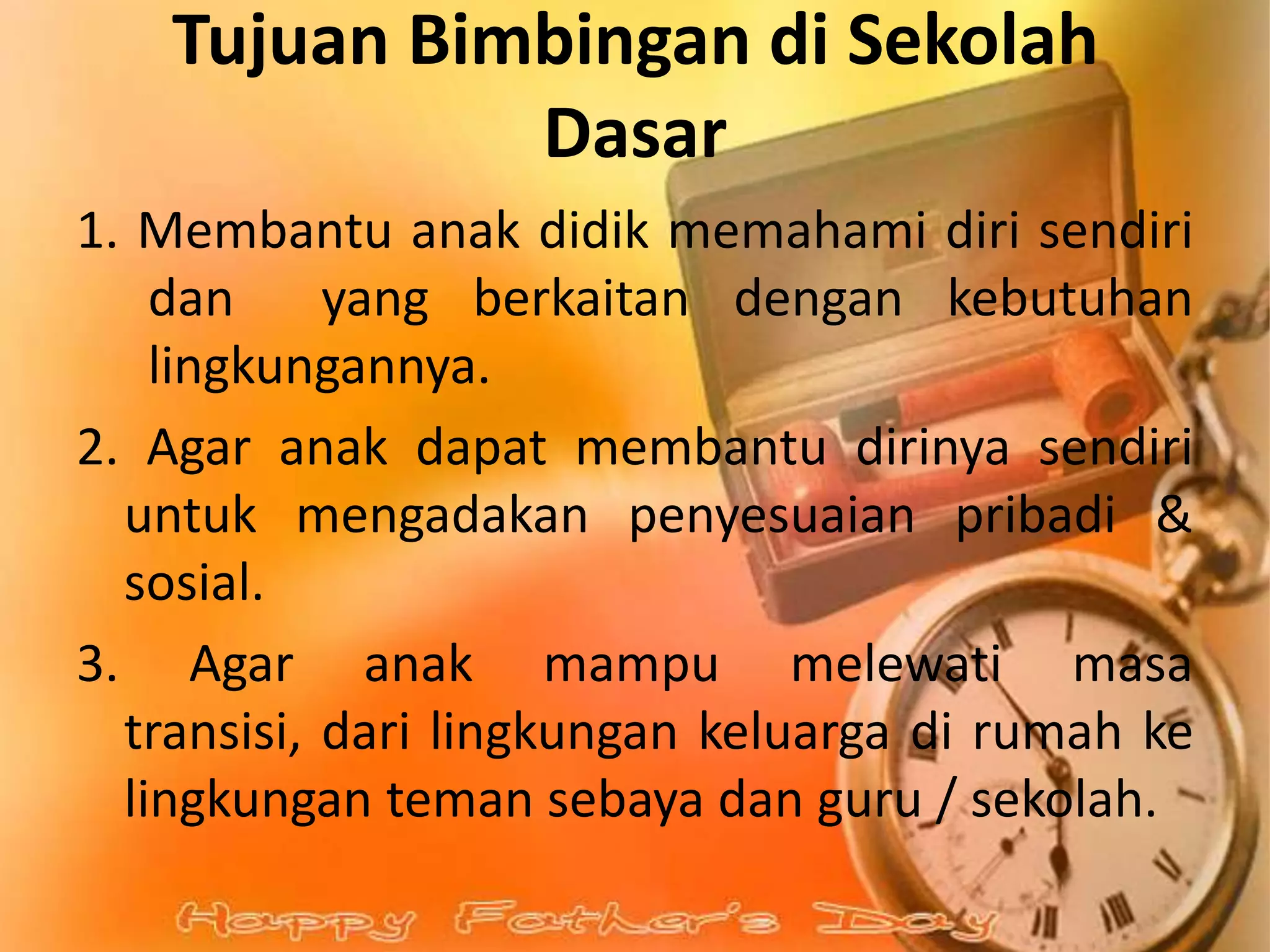 Layanan bk di sekolah dasar | PPTX