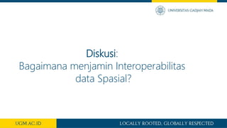 Layanan data spasial berbasis OGC | PPTX