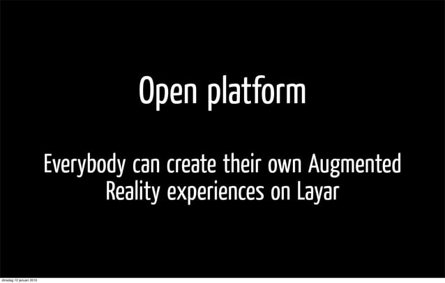 Layar Augmented Reality Browser - general presentation | PPT