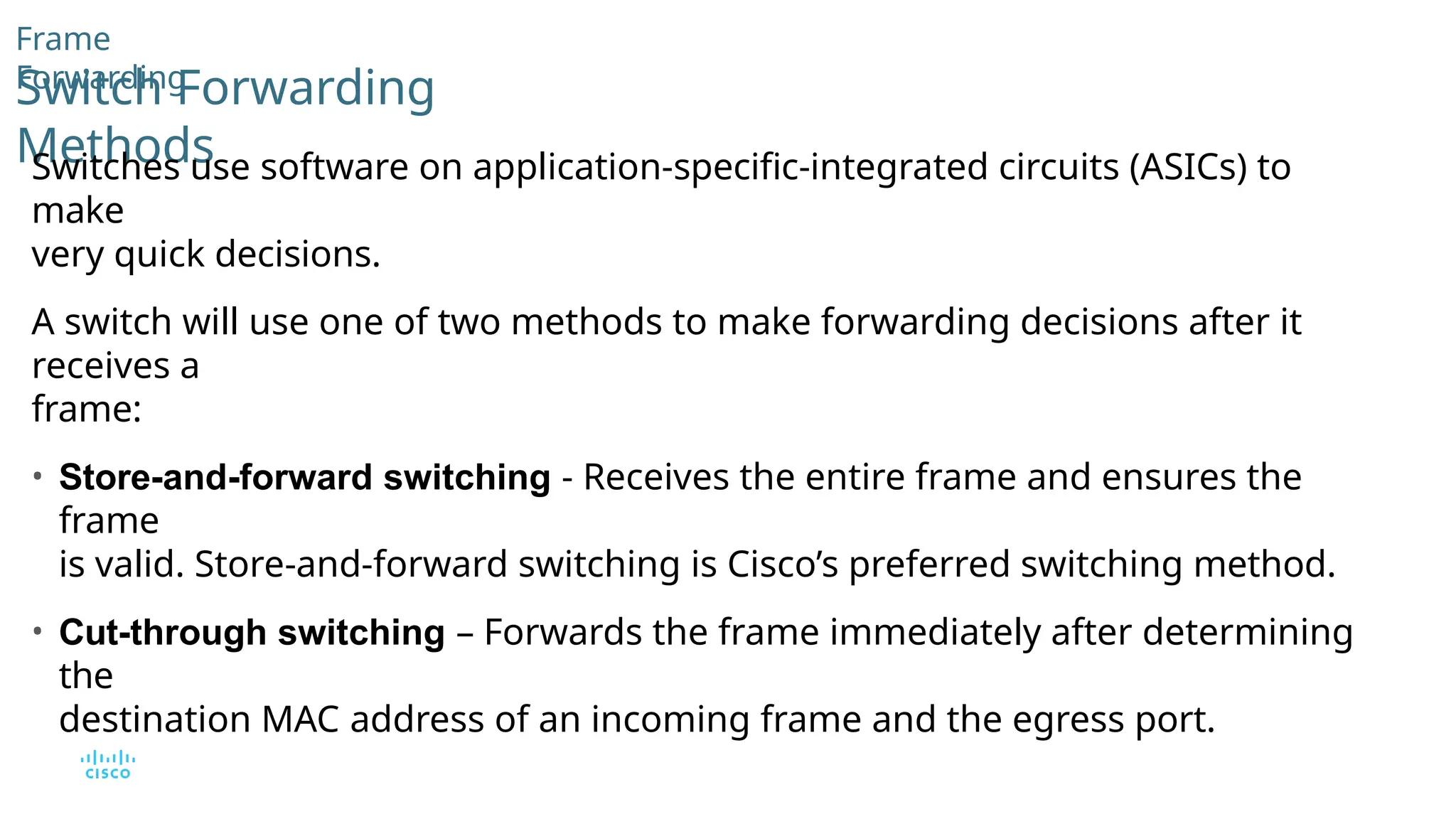 Layer 2 Forwarding, LAN Switching Concept | PPTX