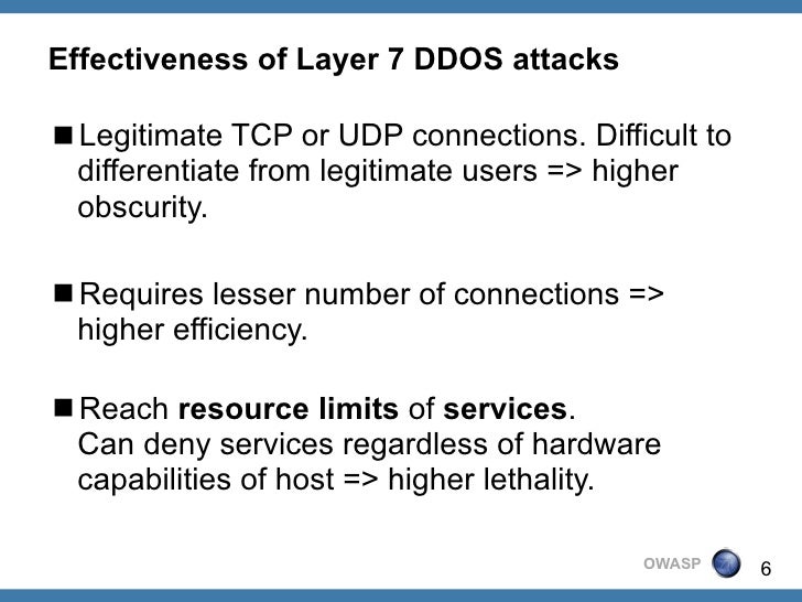 Layer 7 ddos