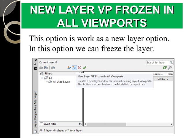 Layer Command In Autocad Ppt