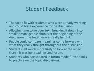 Layered conversation presentation. | PPT