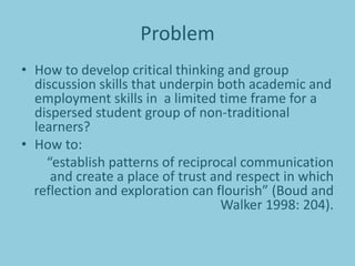 Layered conversation presentation. | PPT