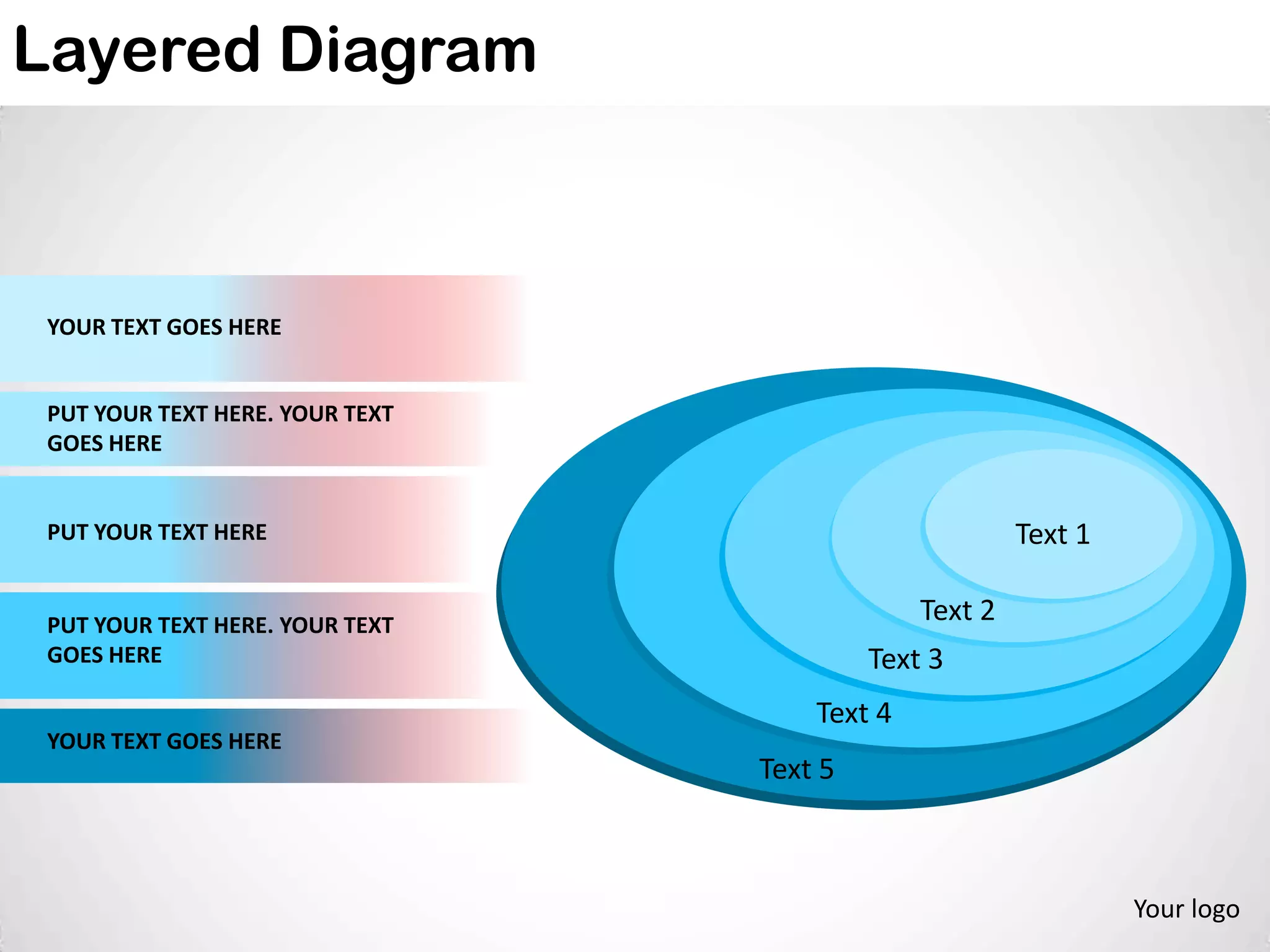 Layered core slices stages diagram powerpoint presentation templates | PPTX