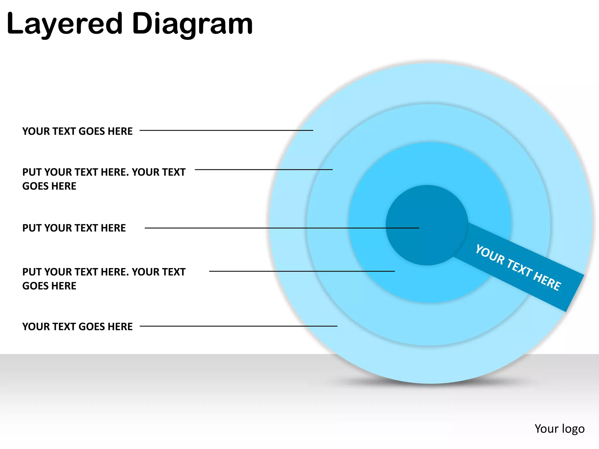 Layered core slices stages diagram powerpoint presentation templates | PPTX