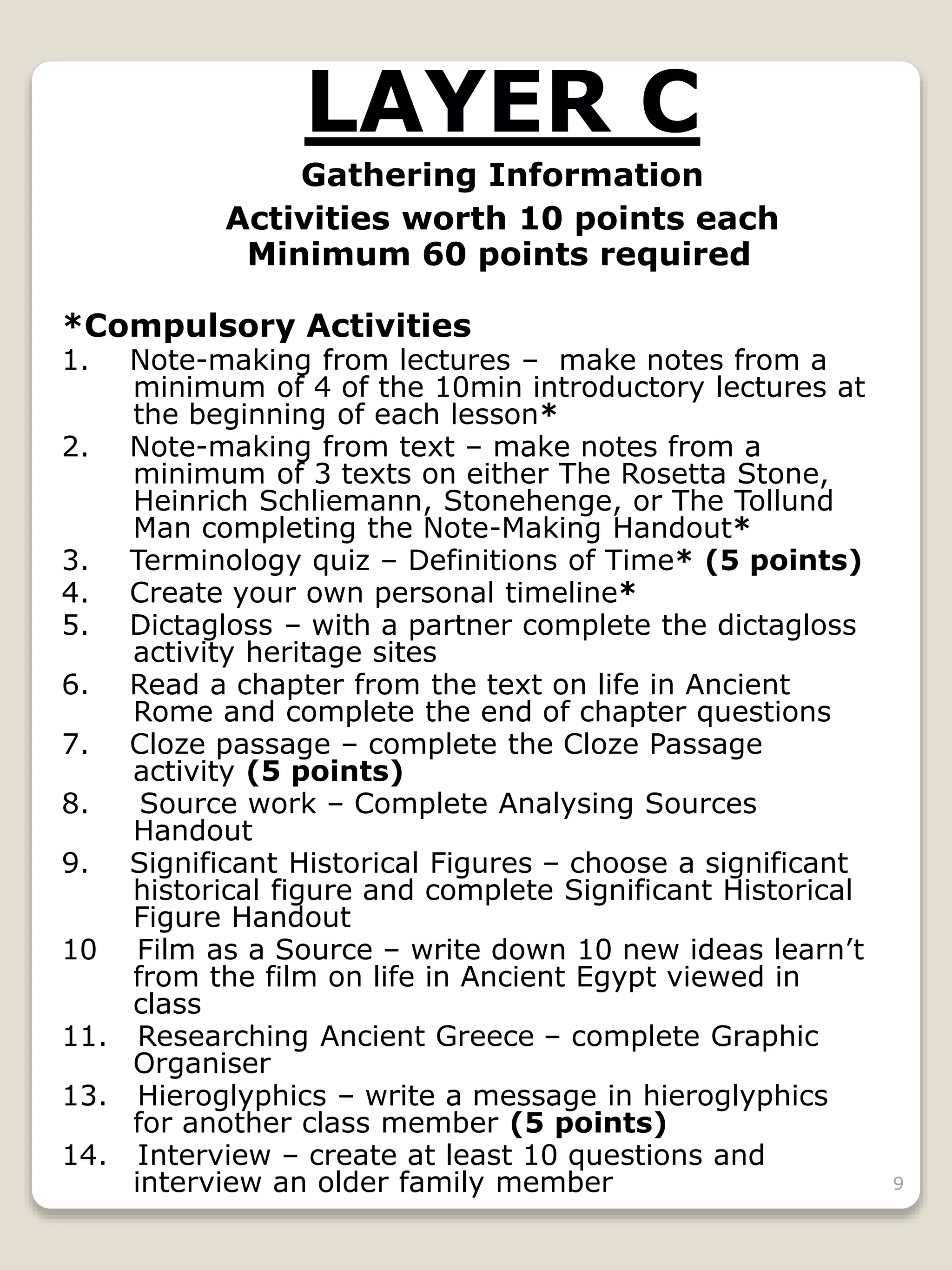 Layered curriculum - Caroline and Elizabeth | PPTX