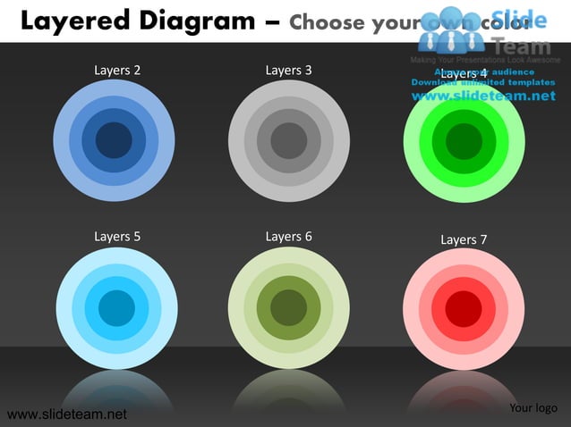 Layered diagram powerpoint presentation slides. | PPT