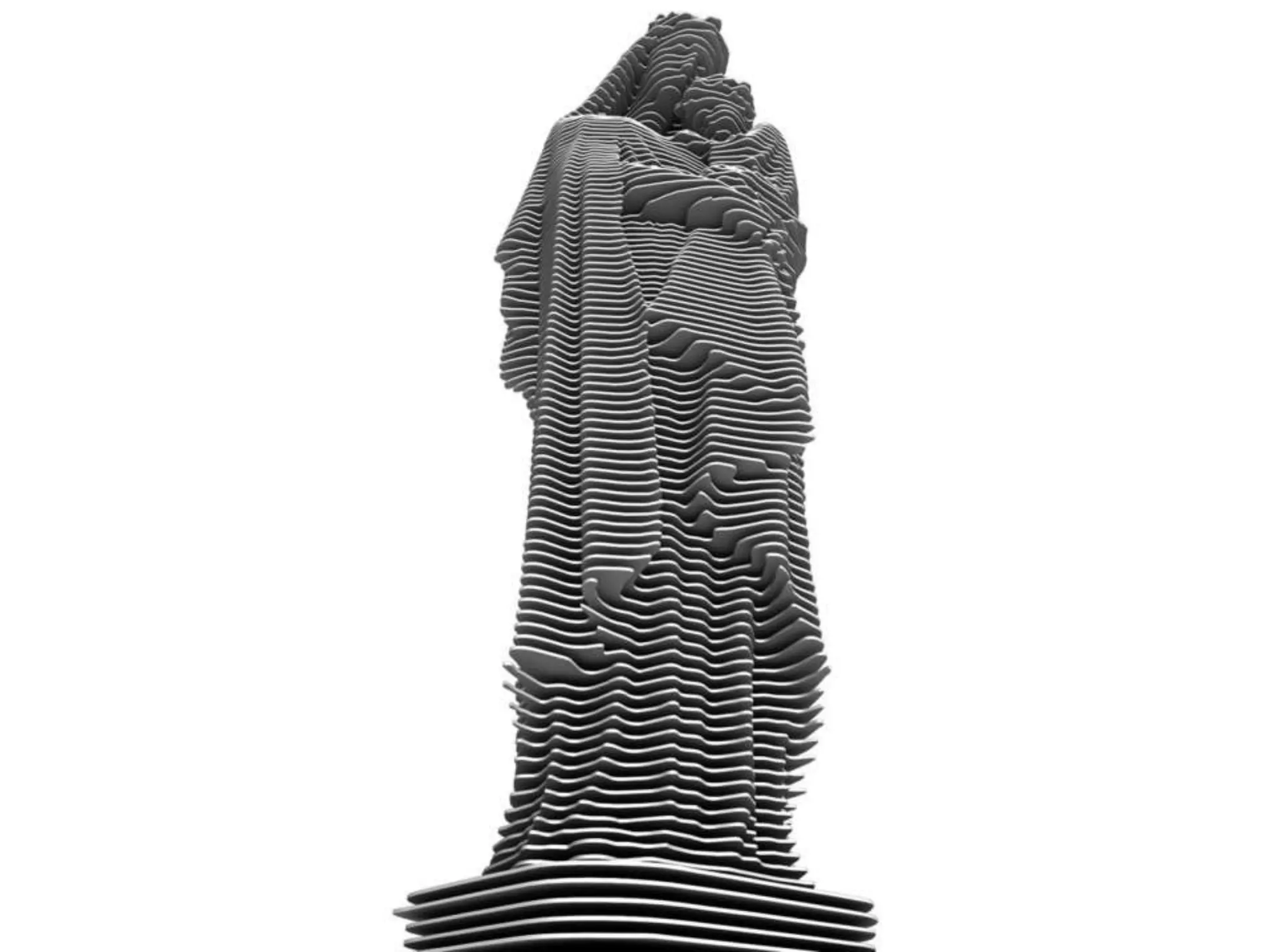 Layered metal sculpture by park chan girl | PPTX