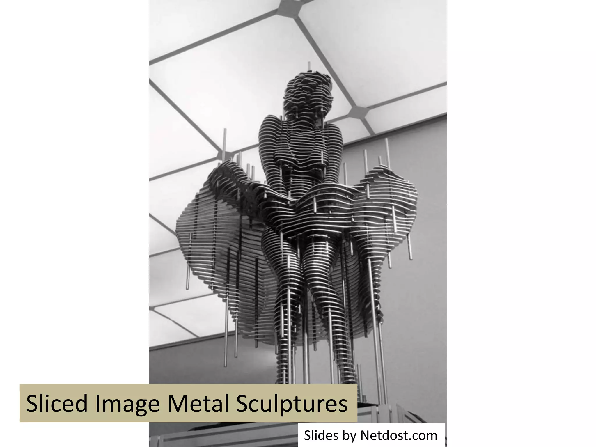 Layered metal sculpture by park chan girl | PPT