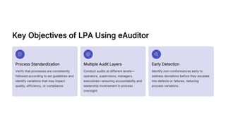Layered Process Audit with eAuditor Audits & inspections | PDF