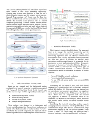 Layered programatical api framework for real time mobile social network ...
