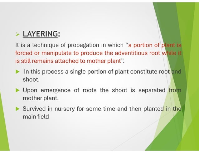 "Principles of Layering and its methods" .pdf | Gardening | Home & Garden