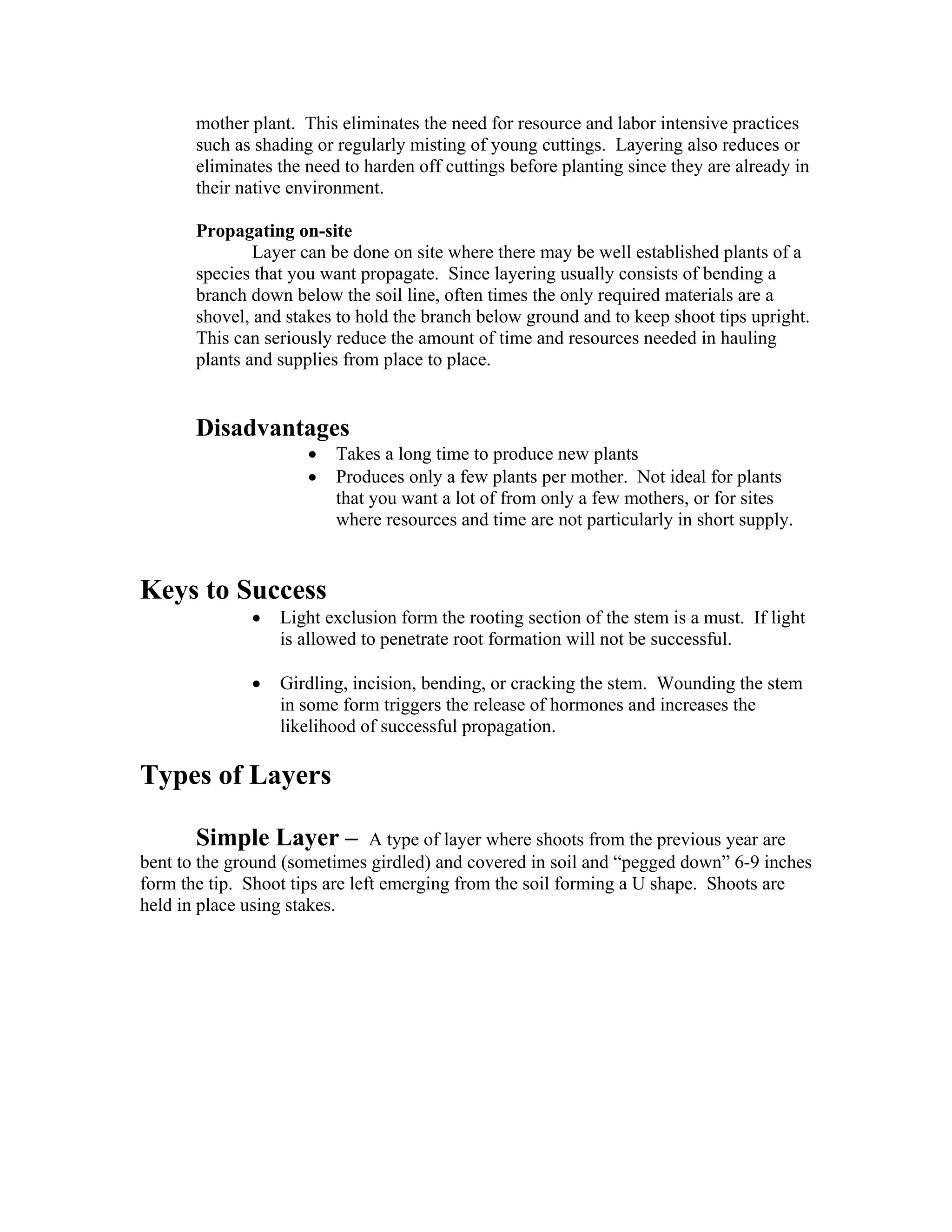 Layering and grafting | PDF