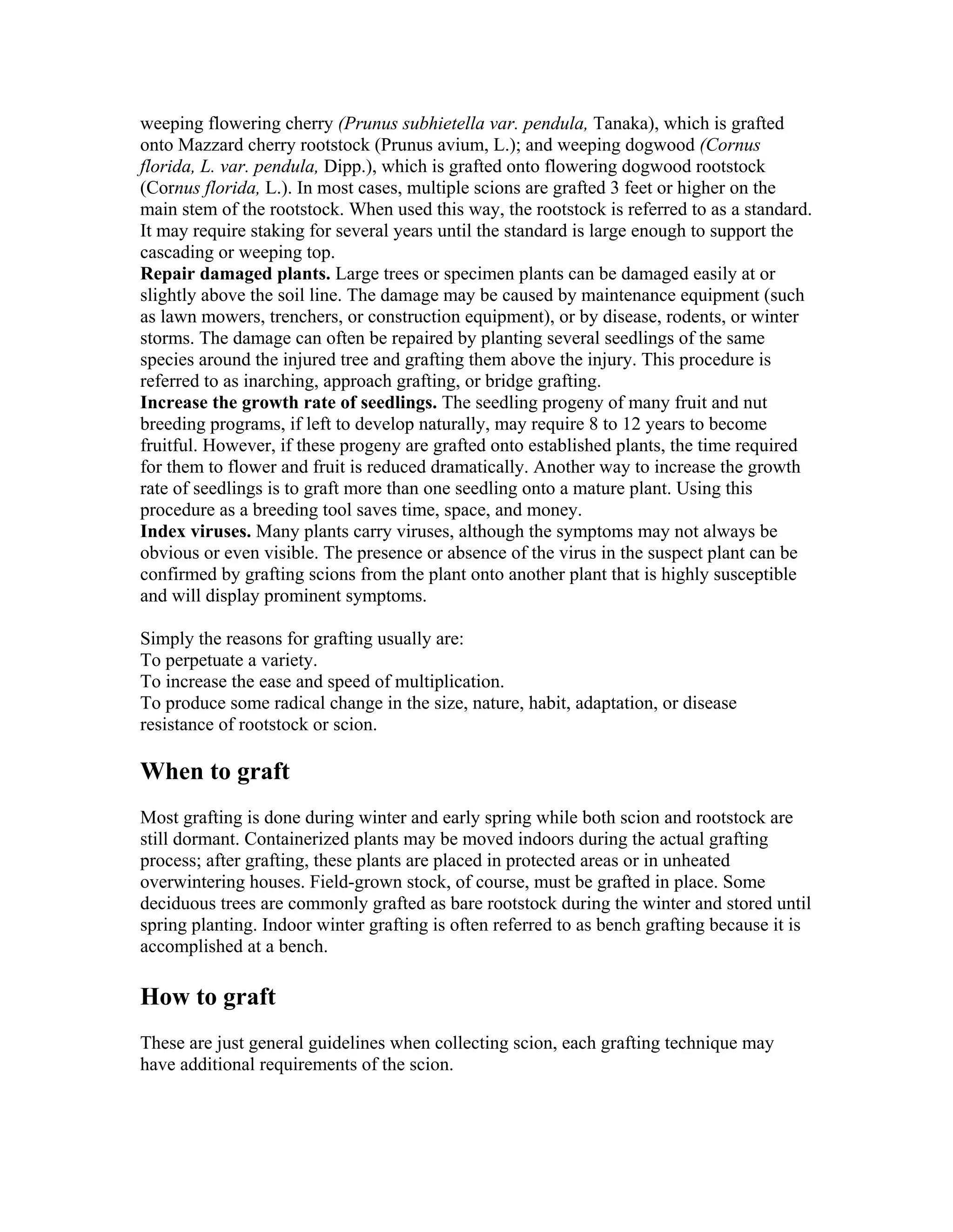 Layering and grafting | PDF