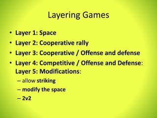 Layering games | PPTX
