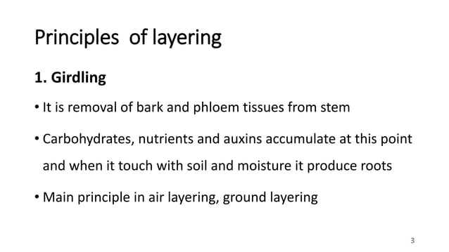 Layering principles and methods | PPTX