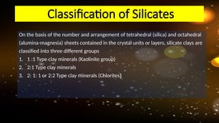 Layer Lattice Silicate Clays soil science introduction | PPTX ...