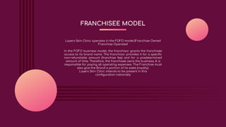 Layers Franchise Proposal or partnership | PDF