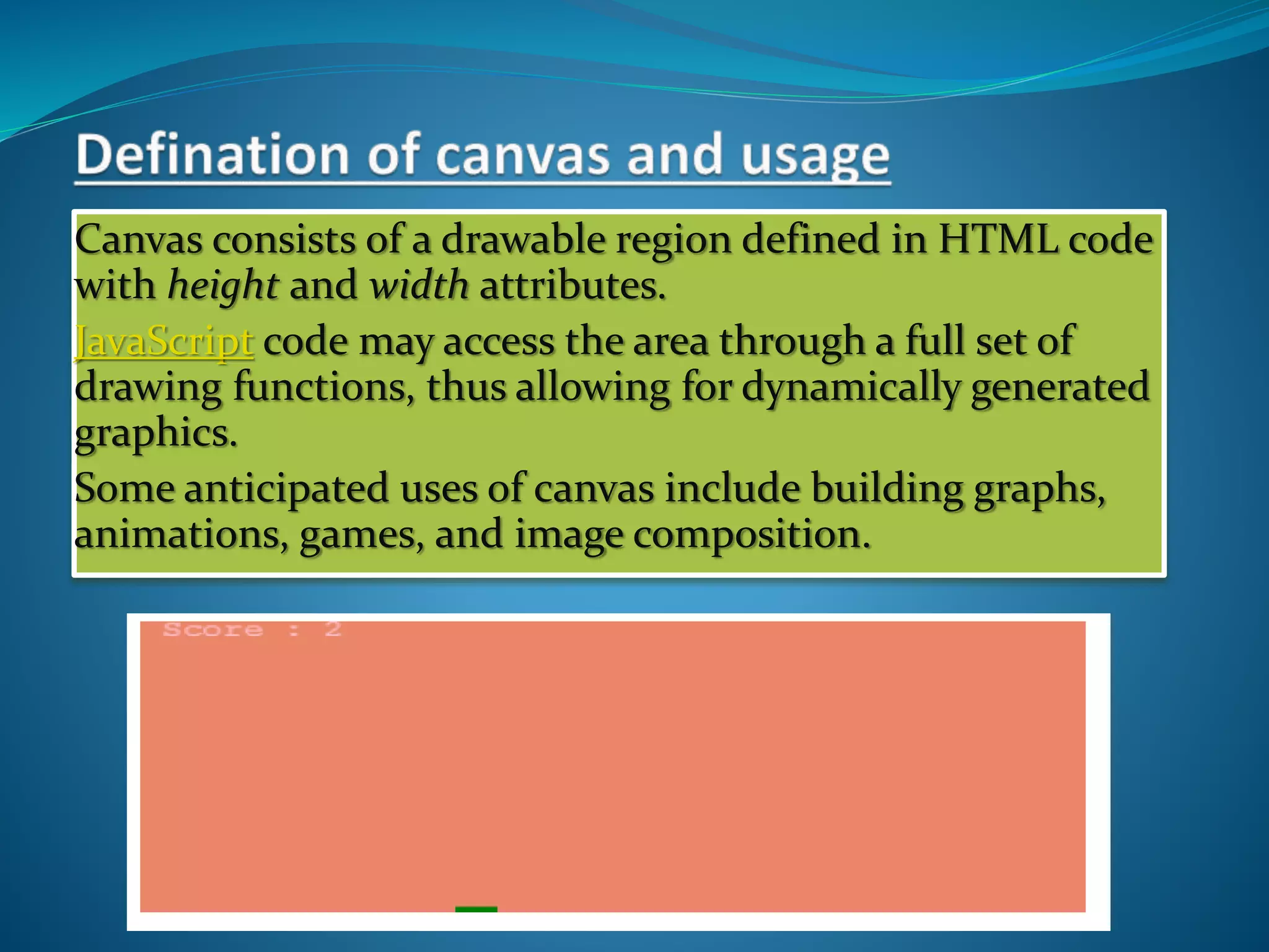 Html Canvas Pptx Web Design And Html Internet