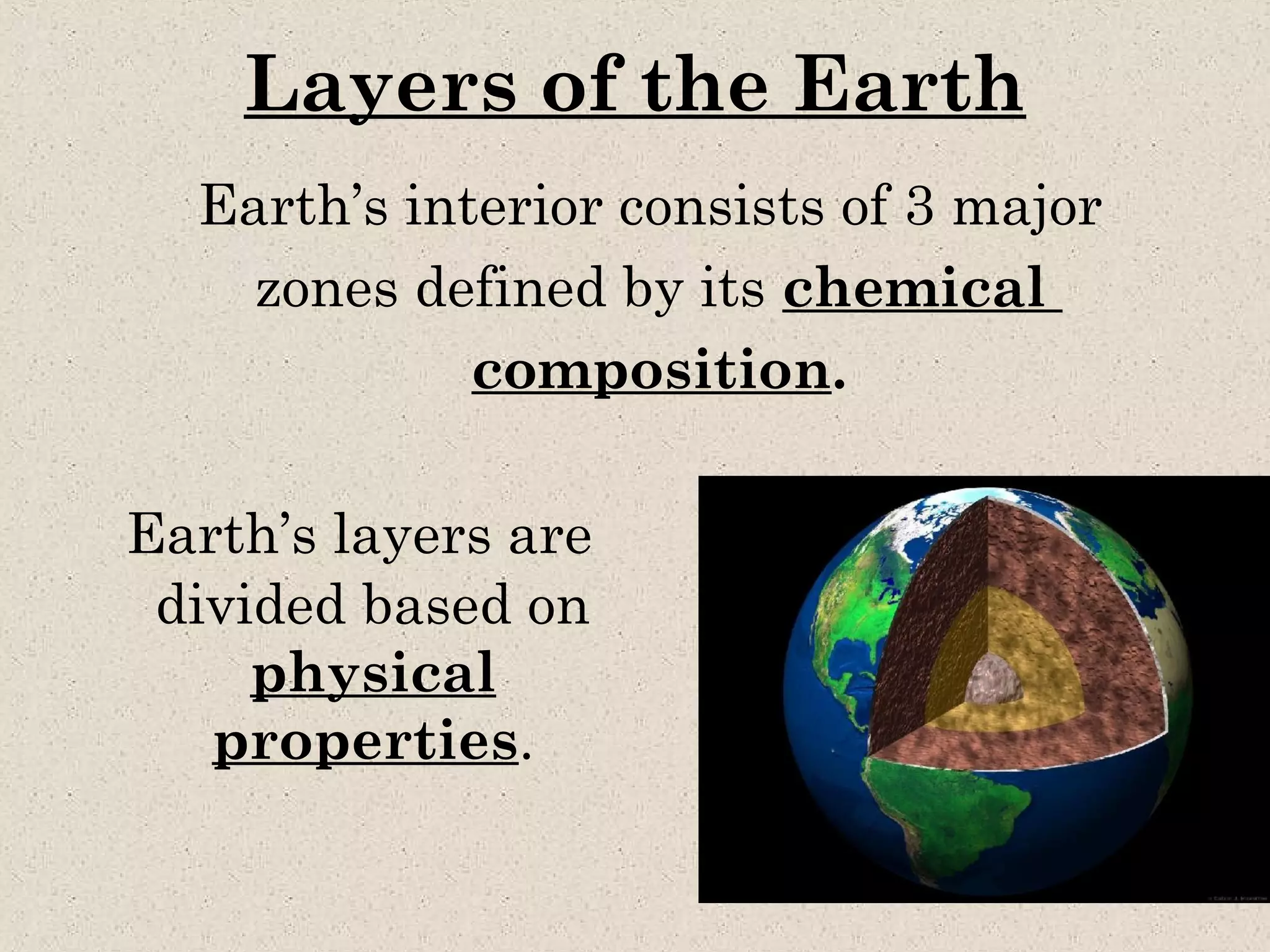 Earth's Structure and Motion | PPT