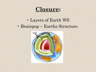 Earth's Structure and Motion | PPT