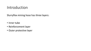 Slurryflex mining hose: Layers of a mining hose | PDF