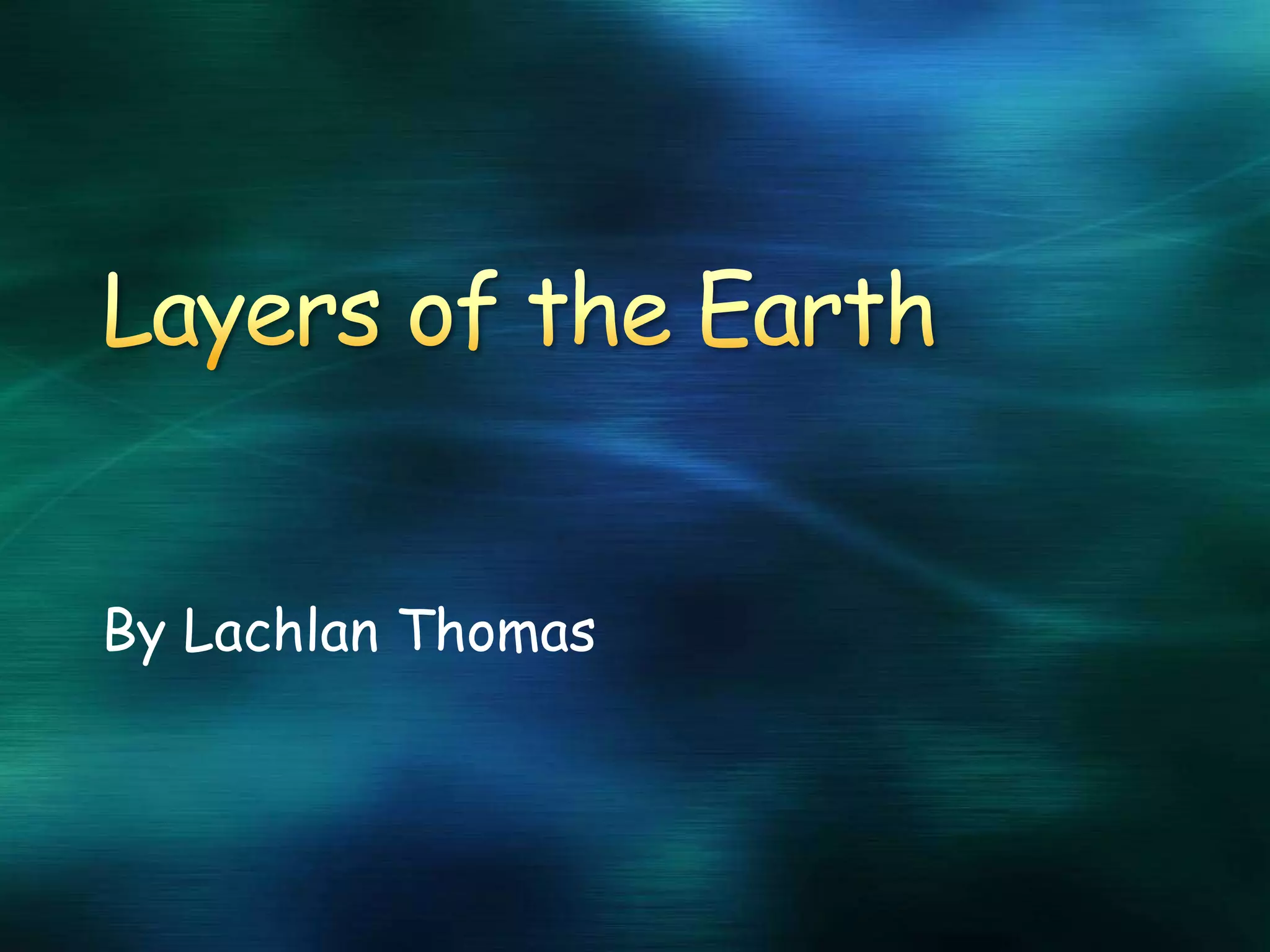 Layers of Earth | PPT