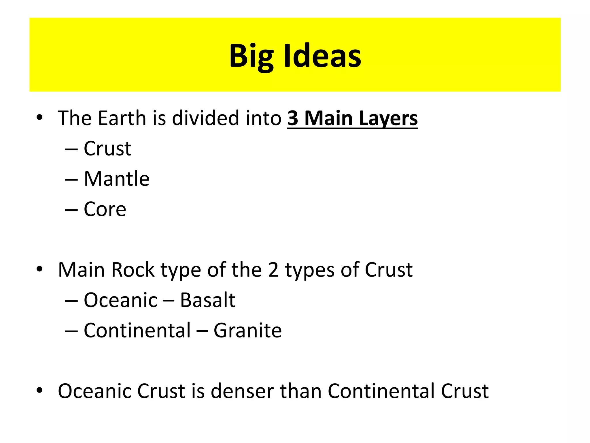Layers of earth | PPTX