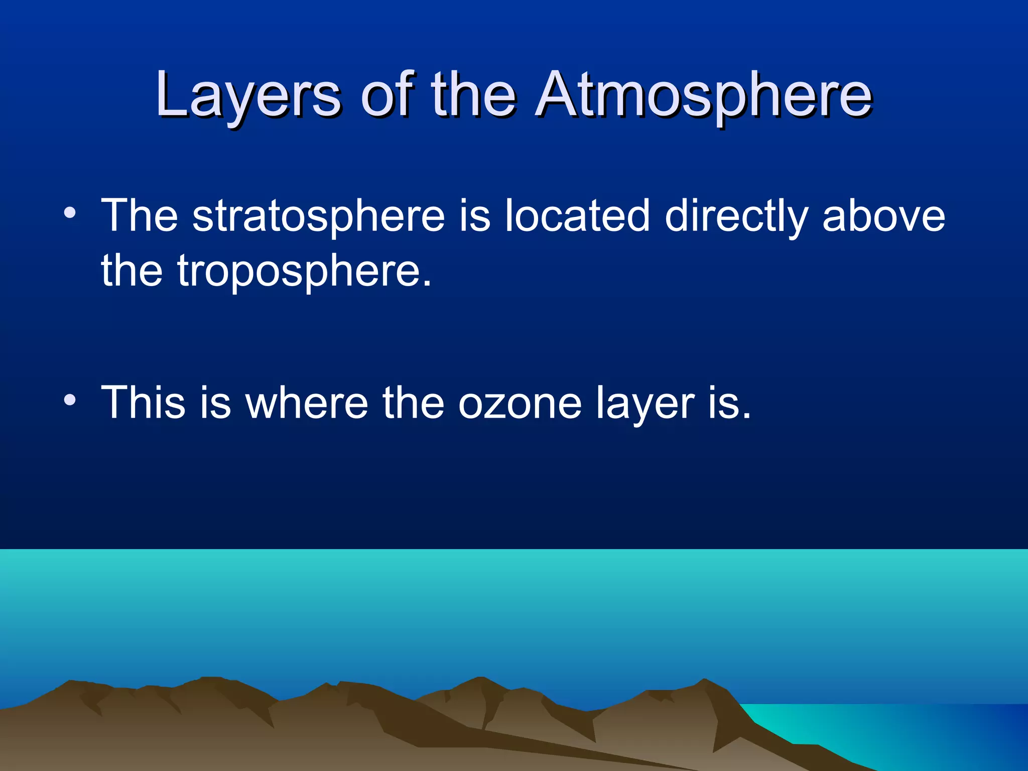 Layers of the atmosphere | PPT