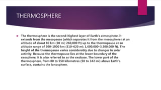 Layers of the atmosphere | PPT