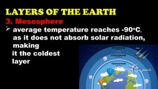 LAYERS OF THE ATMOSPHERe grade 7 science | PPTX
