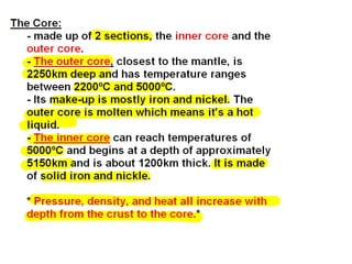 Layers of the earth | PPT