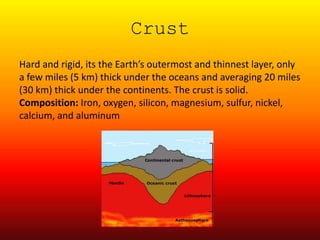 Layers of the earth | PPTX | Geology | Science