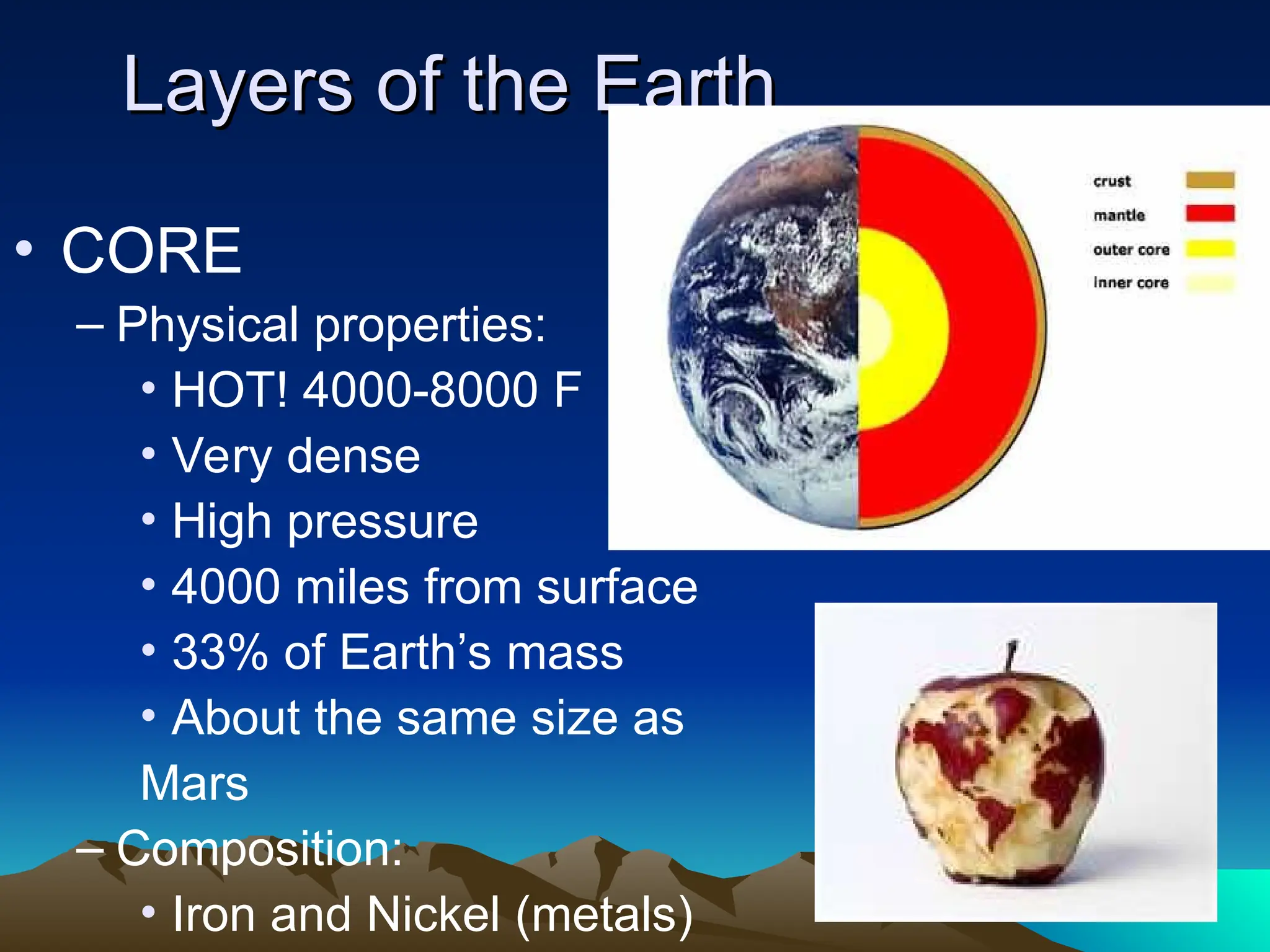 Earth Science - The Layers of the Earth.ppt