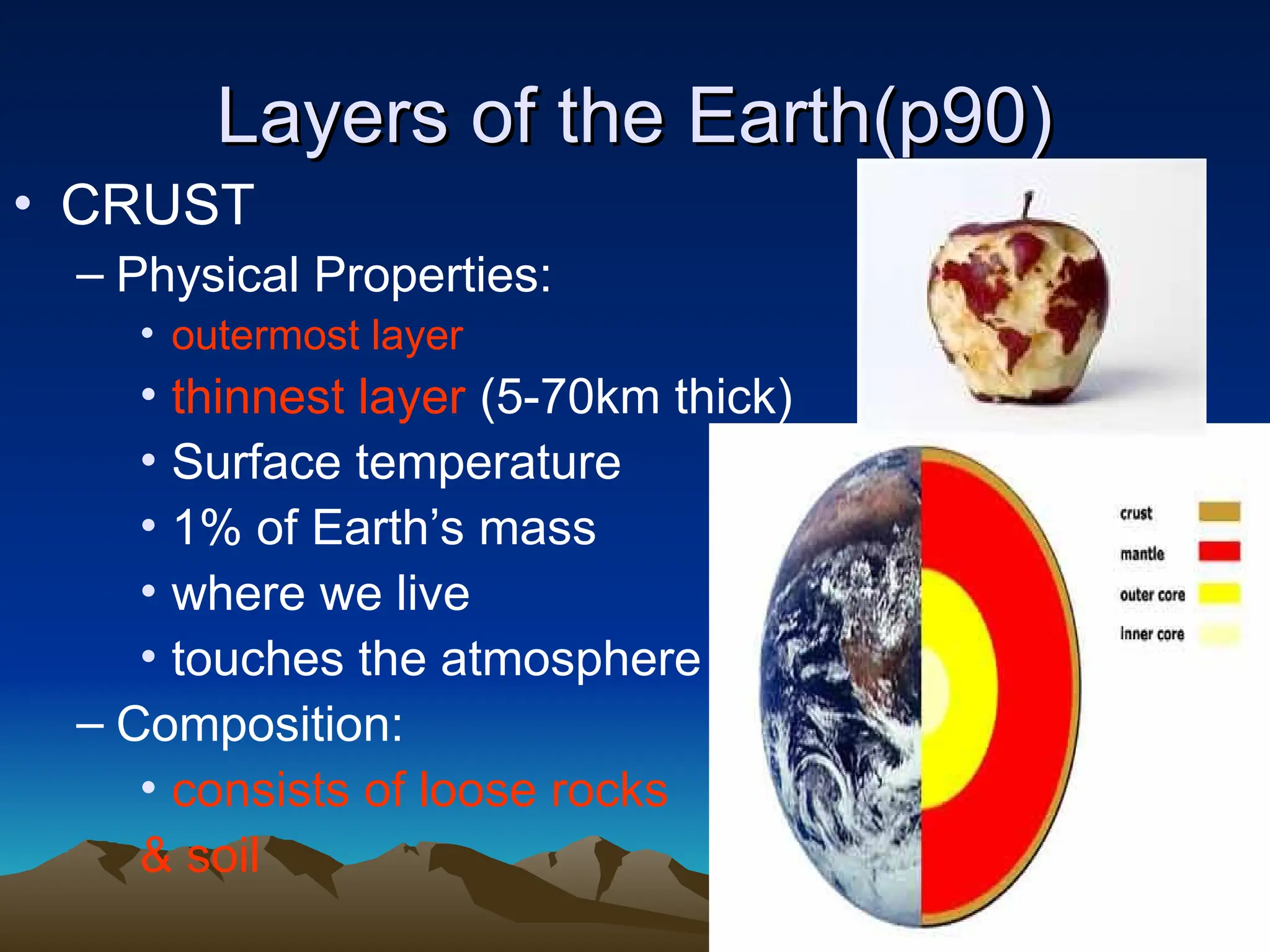 Earth Science - The Layers of the Earth.ppt