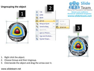 Layers of the earth core diagram design 6 powerpoint ppt templates ...