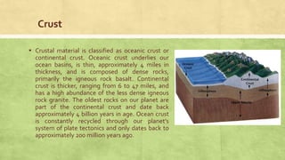 Layers of the earth (custodio) | PPTX