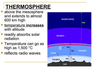 Layers of the earth's atmosphere | PPT