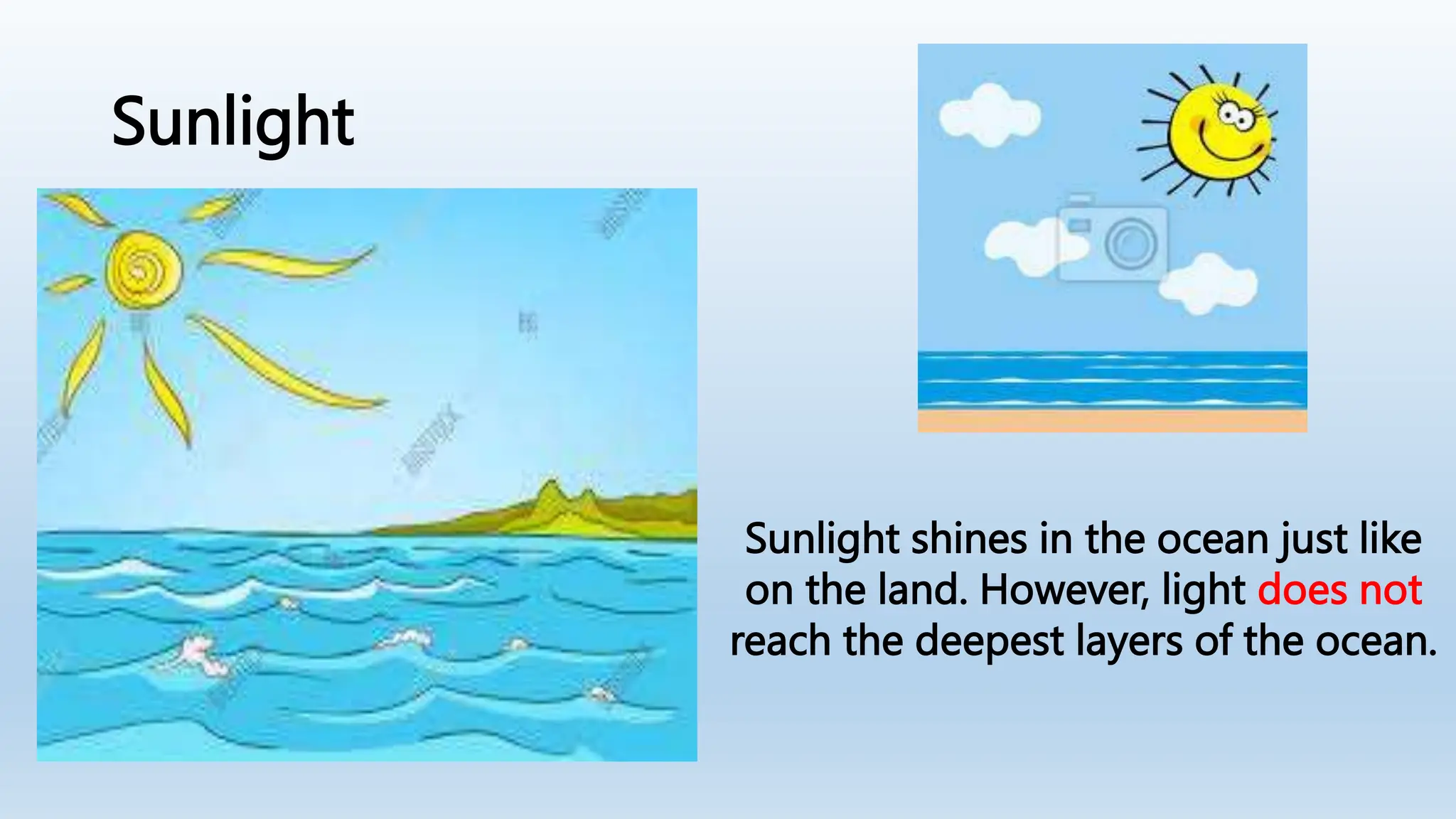 LAYERS OF THE OCEAN EXPLAINS IN SHORT for kids | PPTX