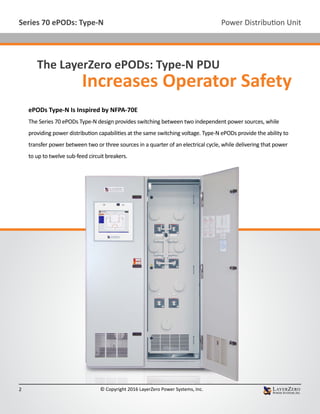 LayerZero Series 70 ePODs: Type-N Static Transfer Switch with ...