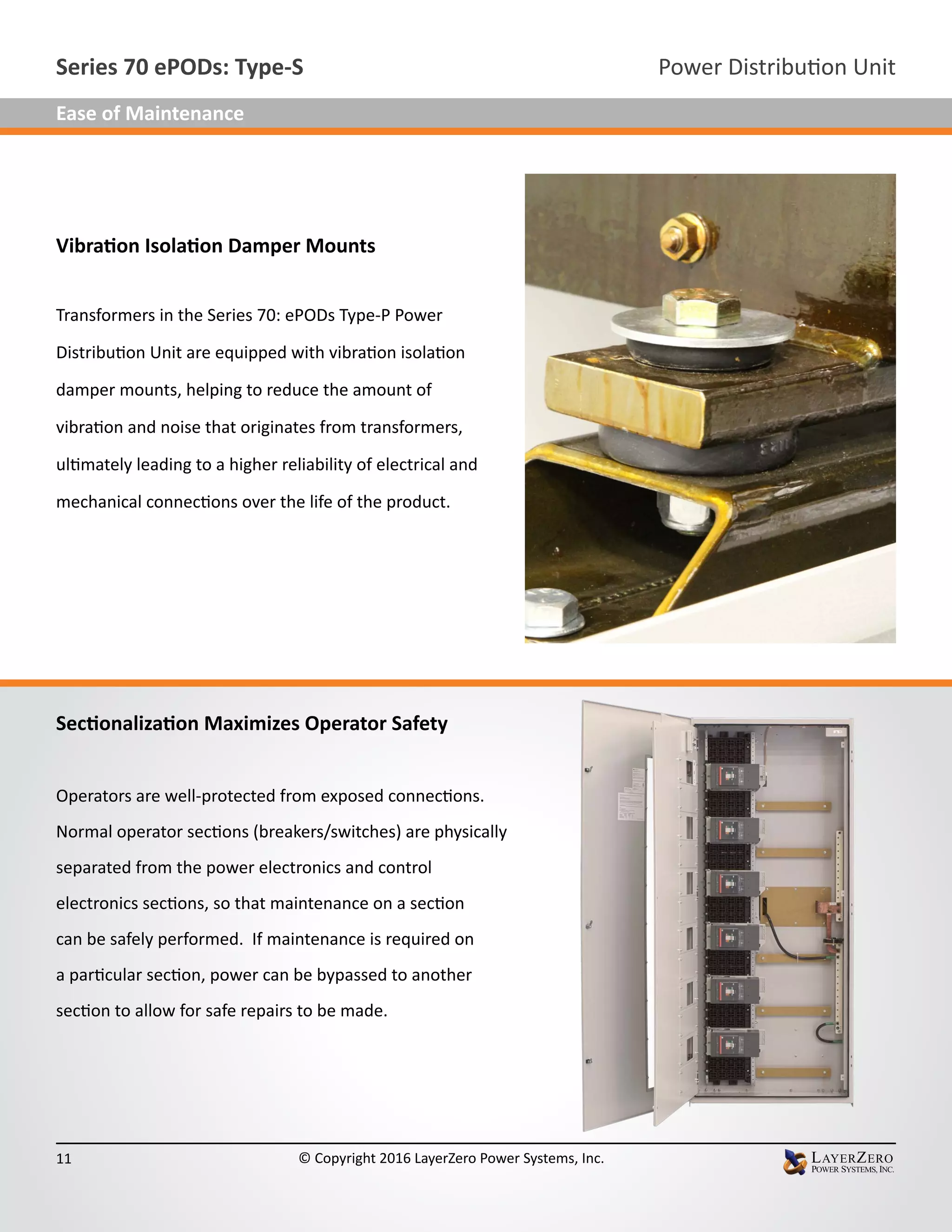 LayerZero Series 70 ePODs: Type-S (Power Distribution Unit) | PDF